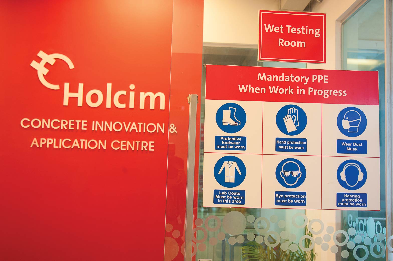 A Tour Through Holcim Cement's Immaculate Lab Facilities - ICE Business ...