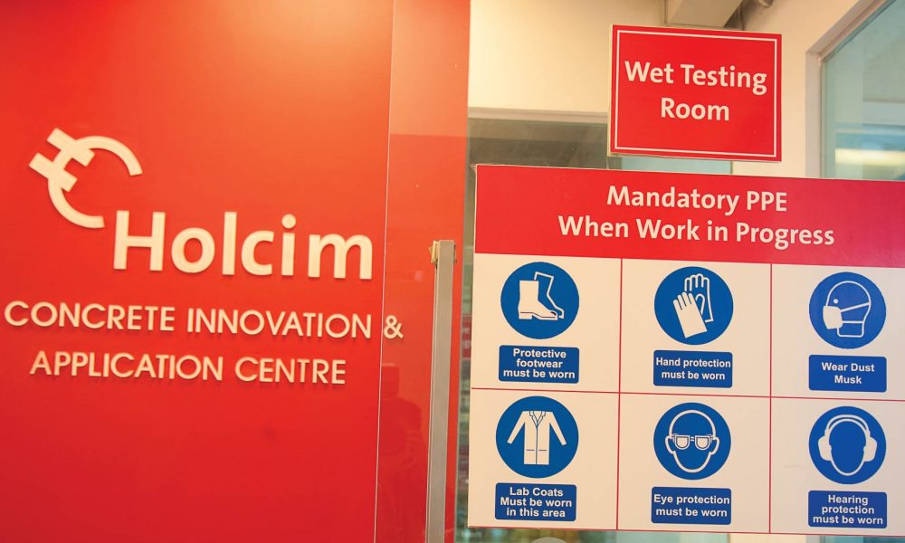 A Tour Through Holcim Cement's Immaculate Lab Facilities - ICE Business ...
